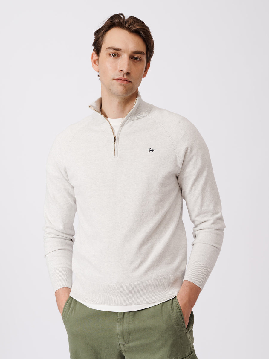 Bonby Zip Neck Jumper – Aubin