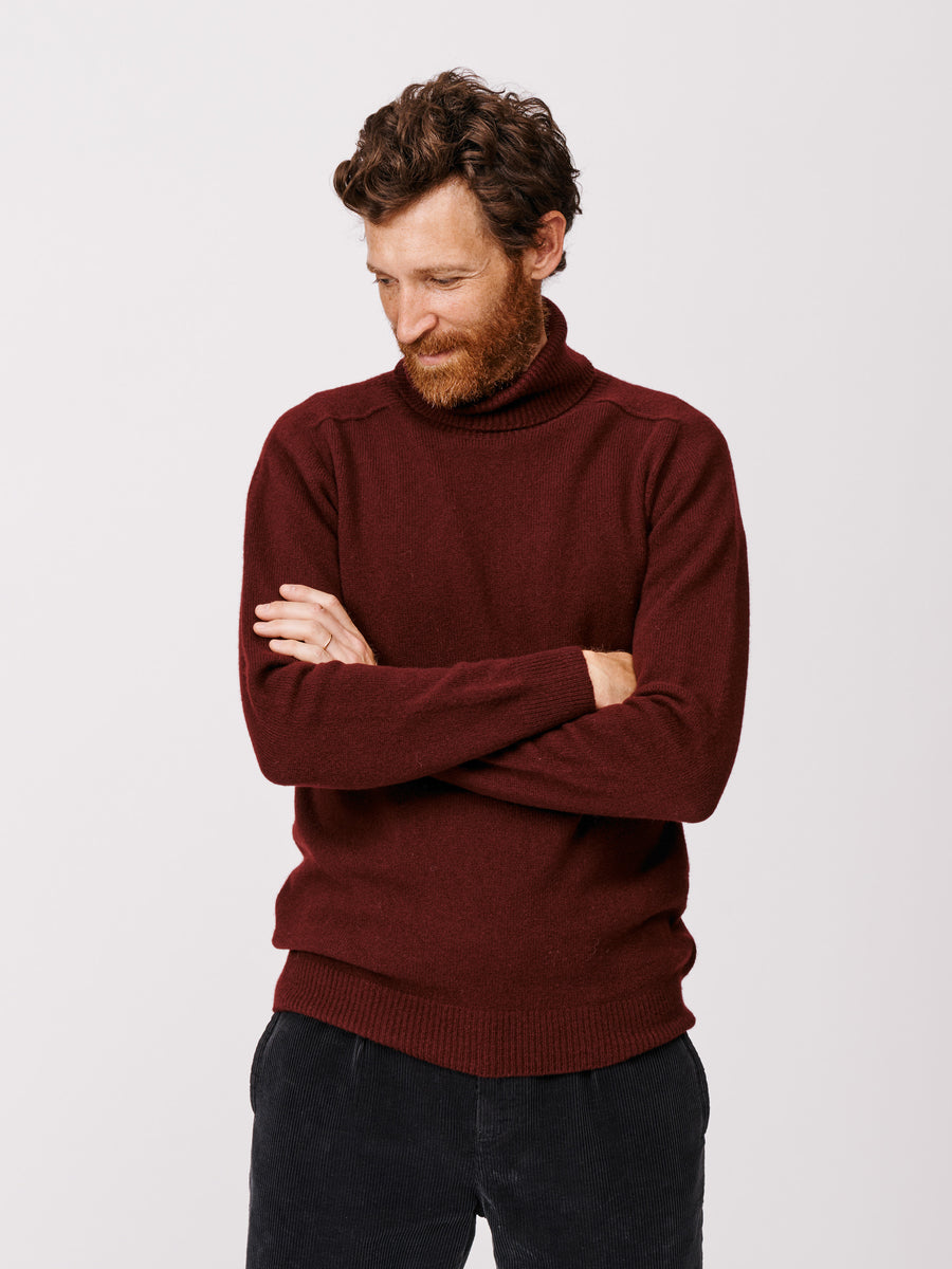 Taylor Cashmere Touch Roll Neck Jumper – Aubin